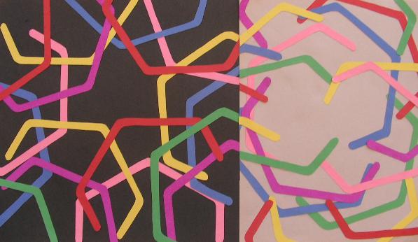 Kansas City Wall Art, Constructivist Wall Graphic Kansas City Missouri ARC